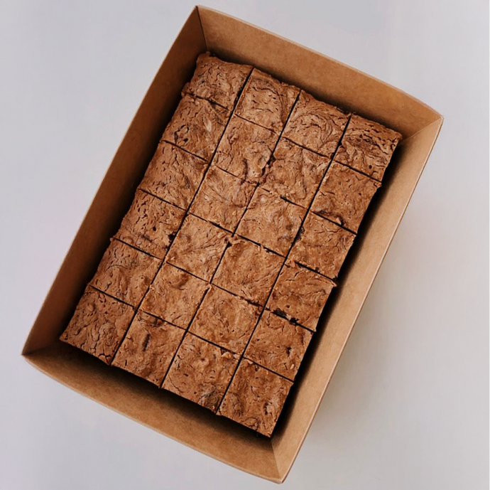 Almond butter protein Brownie (box) – Cleanse and Glow